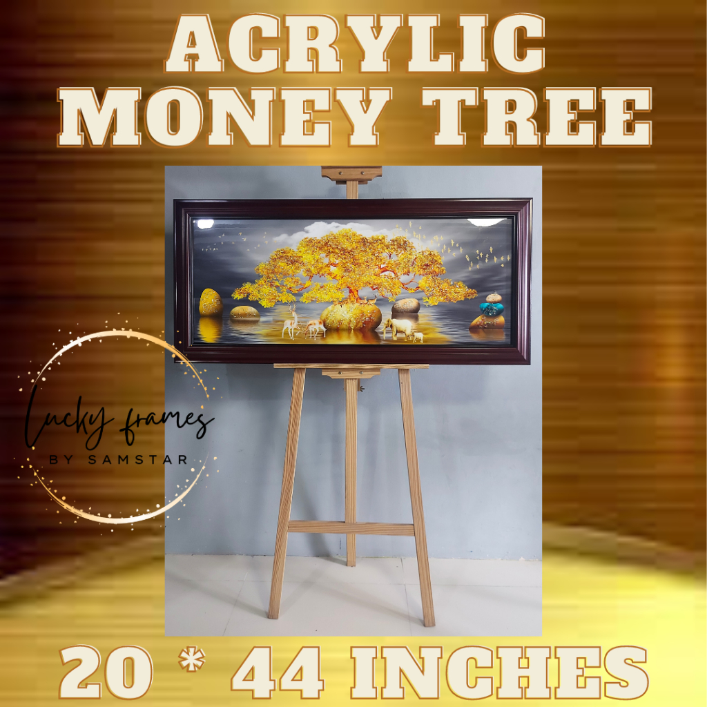 ACRYLIC MONEY TREE 20 * 44 INCHES IMAGE WITH BIDS | Shopee Philippines