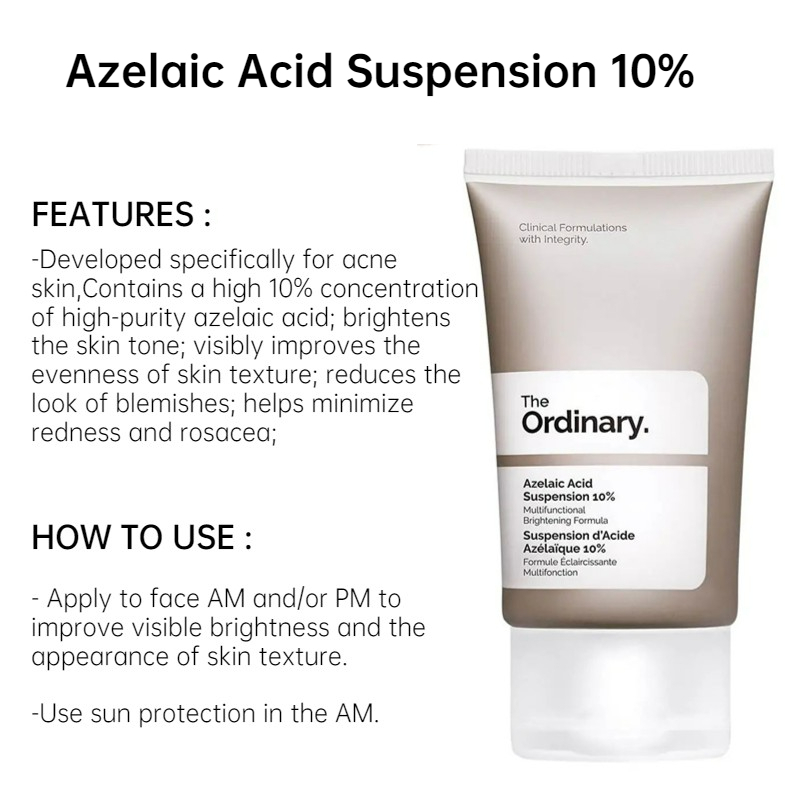 The Ordinary Azelaic Acid Suspension 10% Acne Dark Spot Whiteheads And ...