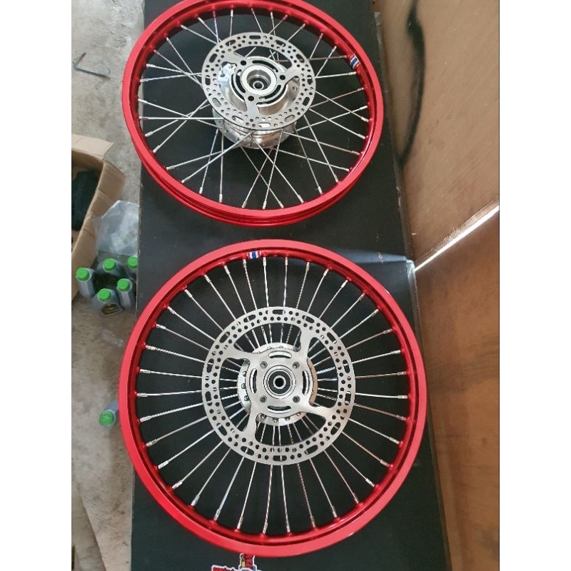 RIMSET RAIDER 150 FI/CARB (KALESA style)(Plug & Play) | Shopee Philippines