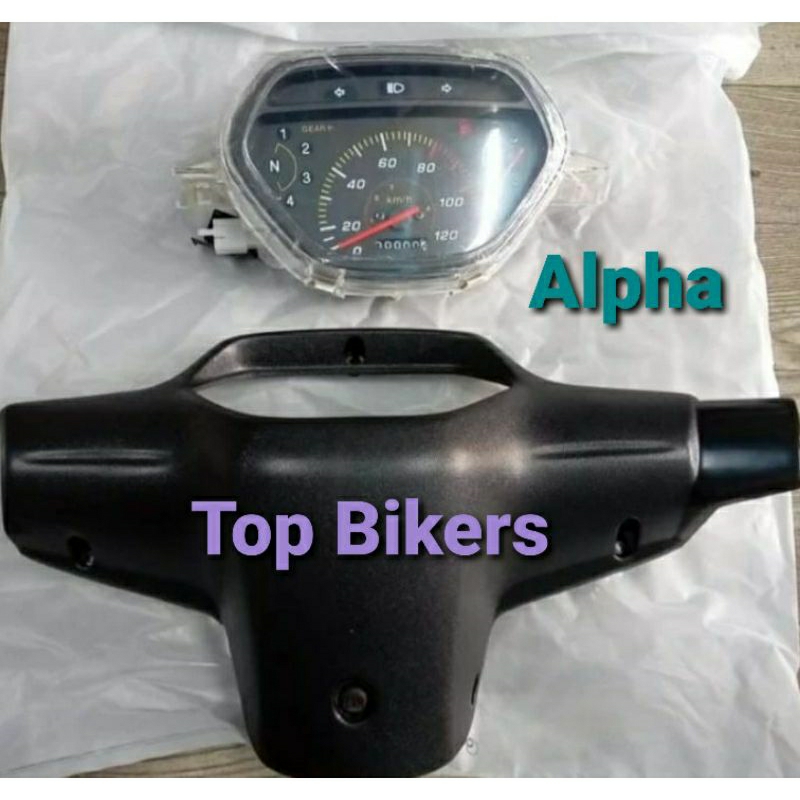 SPEEDOMETER GAUGE ASSY & REAR COWLING COVER FOR WAVE ALPHA 110 0LD ...