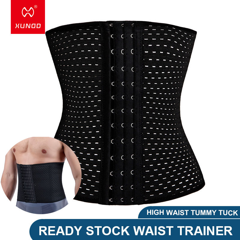 XUNDD Men Slimming Body Shaper Waist Trainer Trimmer Belt Corset ...