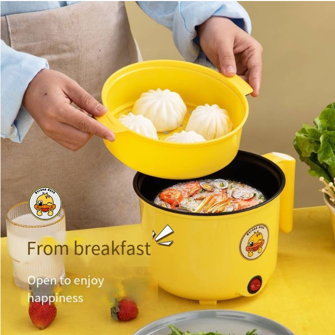 Mini multi-function Cooker Electric Skillet Non-stick Steamer Rice ...