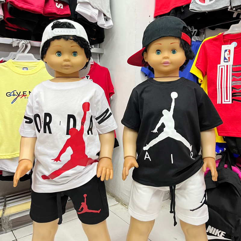 Air Jordan Cotton Terno for kids 1-10yrs old• Lian Ross | Shopee ...