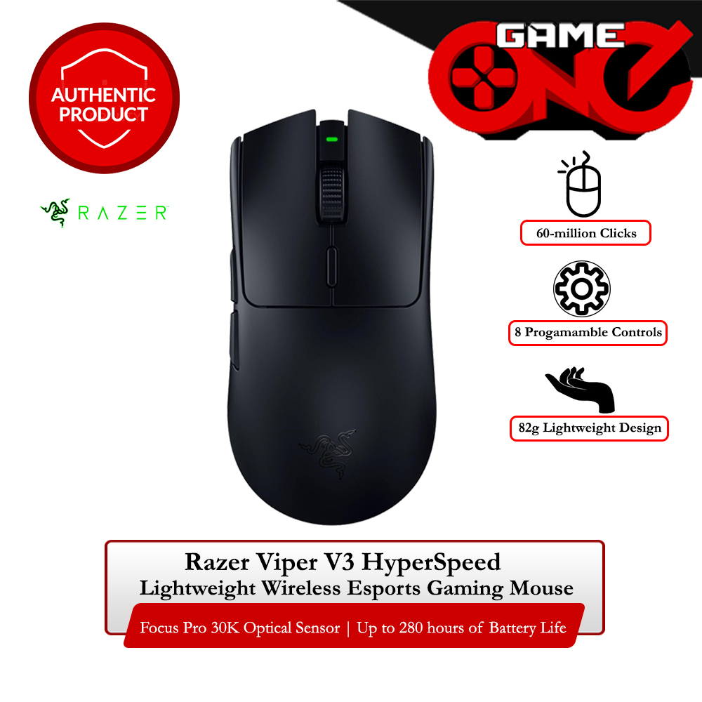 Razer Viper V3 HyperSpeed Lightweight Wireless Esports Gaming Mouse ...