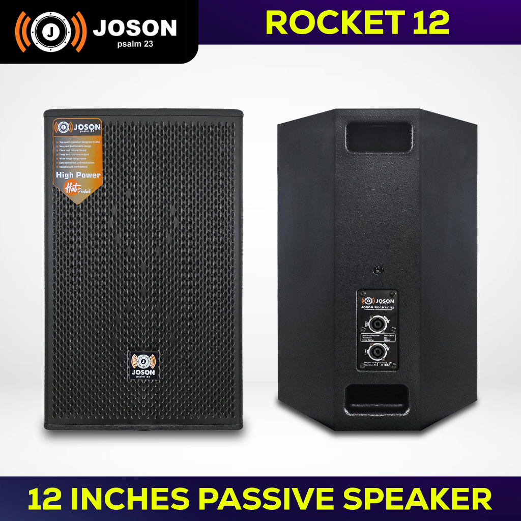 Joson Rocket-12 Professional 12" Passive Speaker (1 pc) | Shopee ...