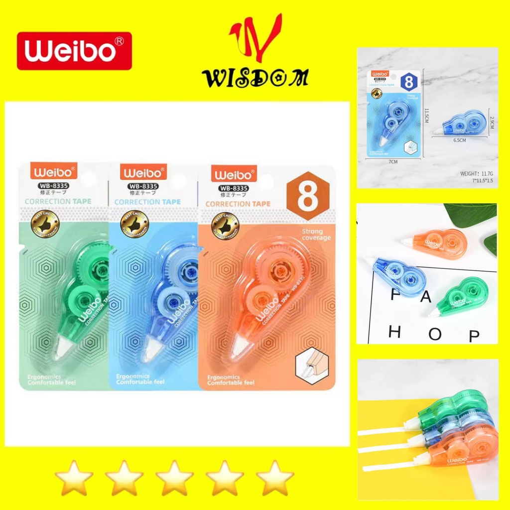WISDOM WEIBO HIGH QUALITY CORRECTION TAPE school supplies/Giveaways ...