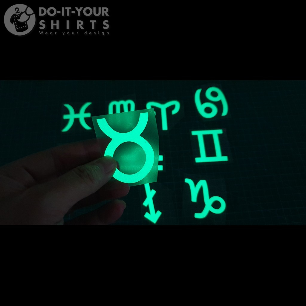 Zodiac Signs - DIY Glow In The Dark Iron-On Patch | Shopee Philippines