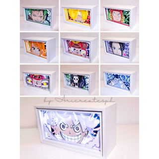 Anime Lightbox / One Piece Luffy Zoro Sanji Law Boa + Gojo Anya Nezuko ...