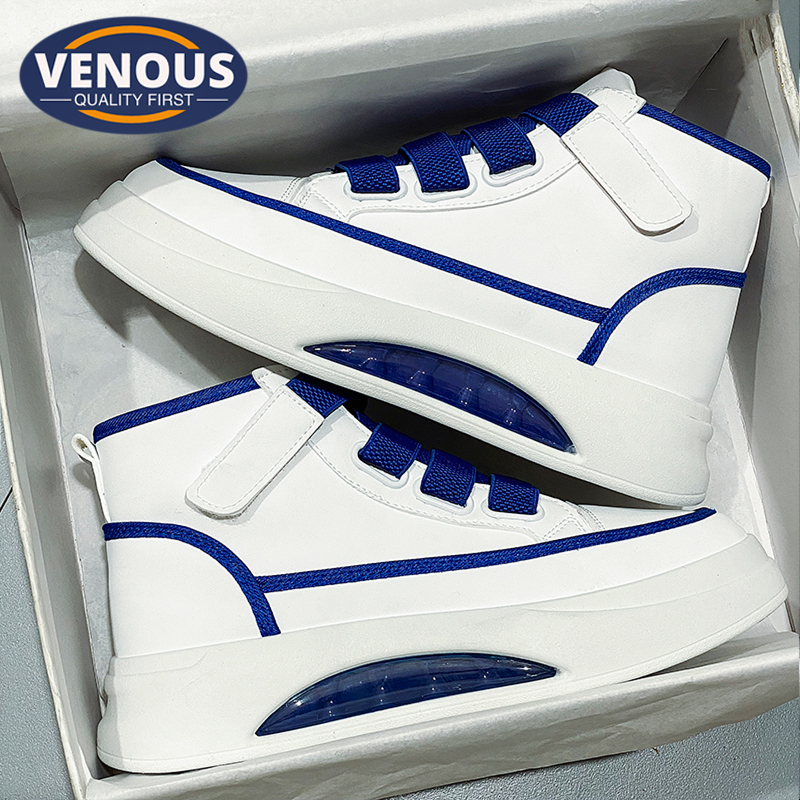 【Venous】2024 White Shoes for Men Sale Original High Top Rubber Men's ...