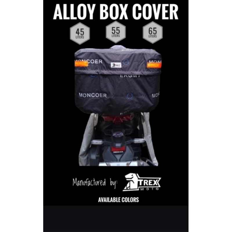 Alloy top box cover water repellant tela!!25/45/55/65L. THERMAL 30/48 ...