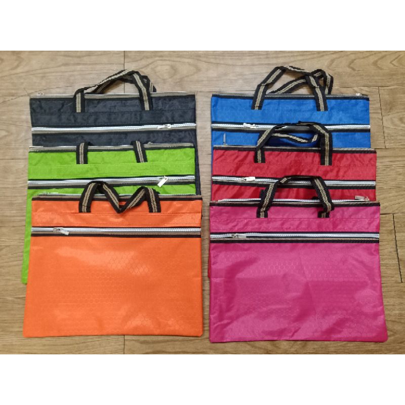 Document Bag double-layer bag file folder storage bag business bag ...
