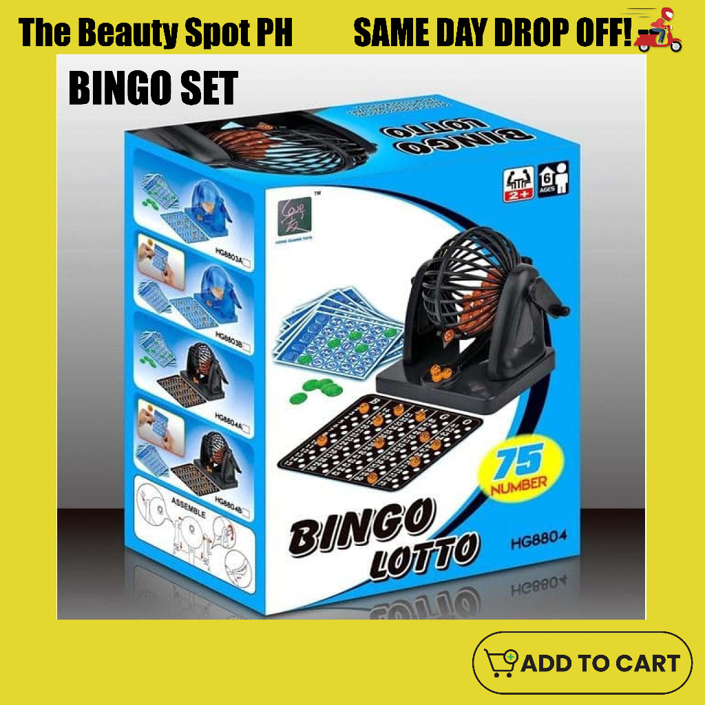 Complete Bingo Set with Cards - Fun Family Board Games for All Ages | Shopee Philippines