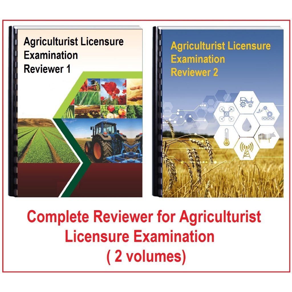 Agriculturist Board Exam Reviewer (2 volumes) | Shopee Philippines