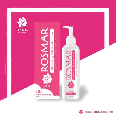 Rosmar Bleaching whipped lotion Glutathione Collagen Alpha arbutin ...
