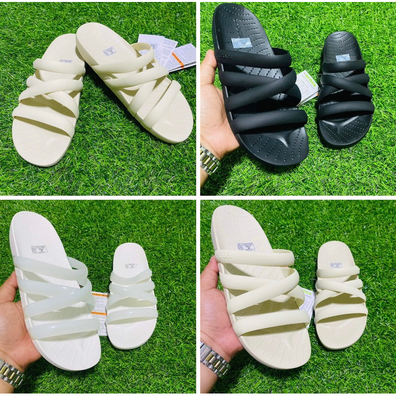 BIG SALE Crocs Splash Strappy Women Slides | Shopee Philippines