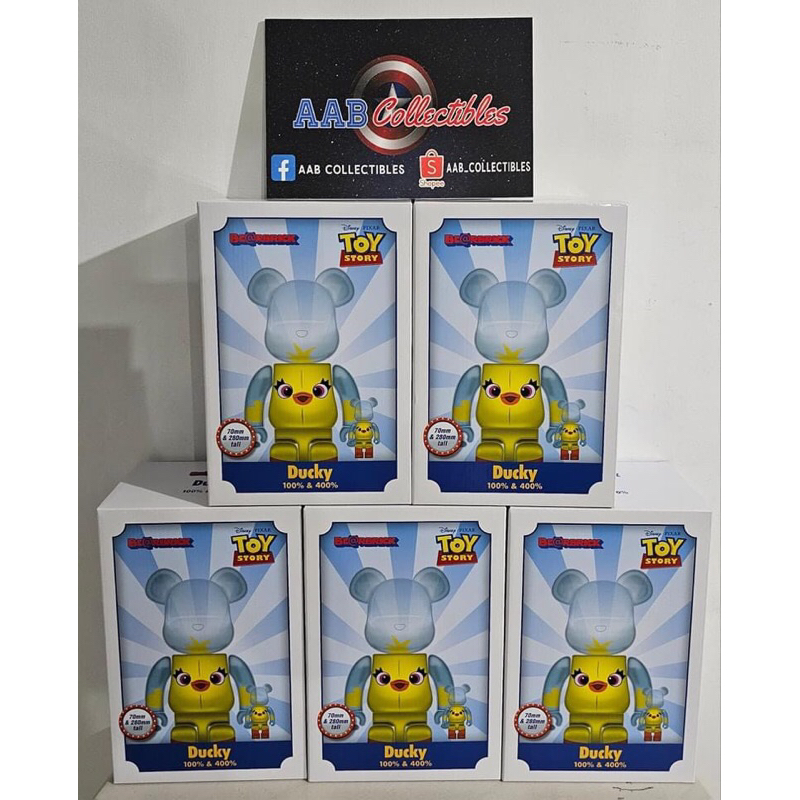 BE@RBRICK: DISNEY PIXAR TOYSTORY- DUCKY (100% & 400%) | Shopee Philippines