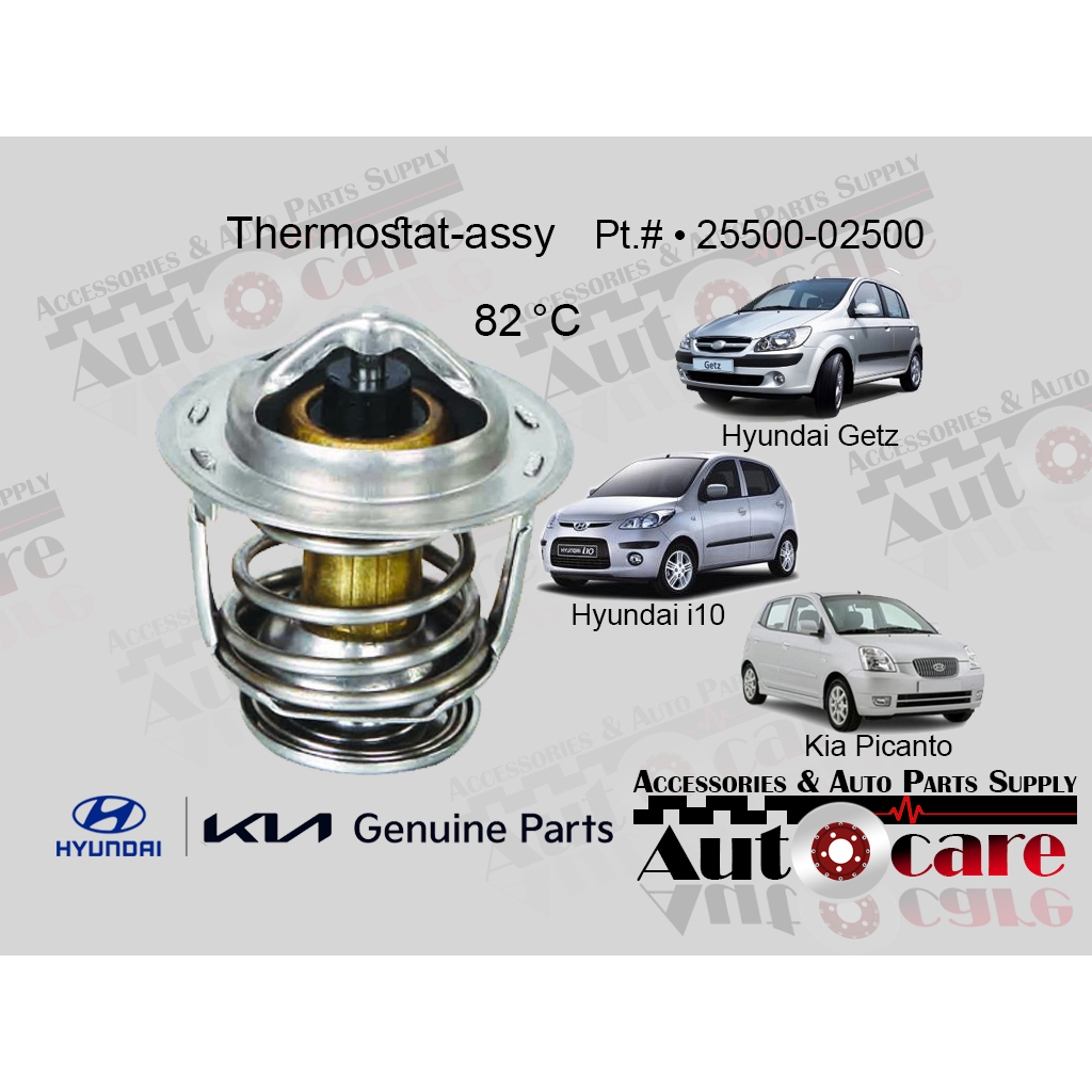 Thermostat Assy 25500-02500 for Getz i10 Picanto Eon | Shopee Philippines