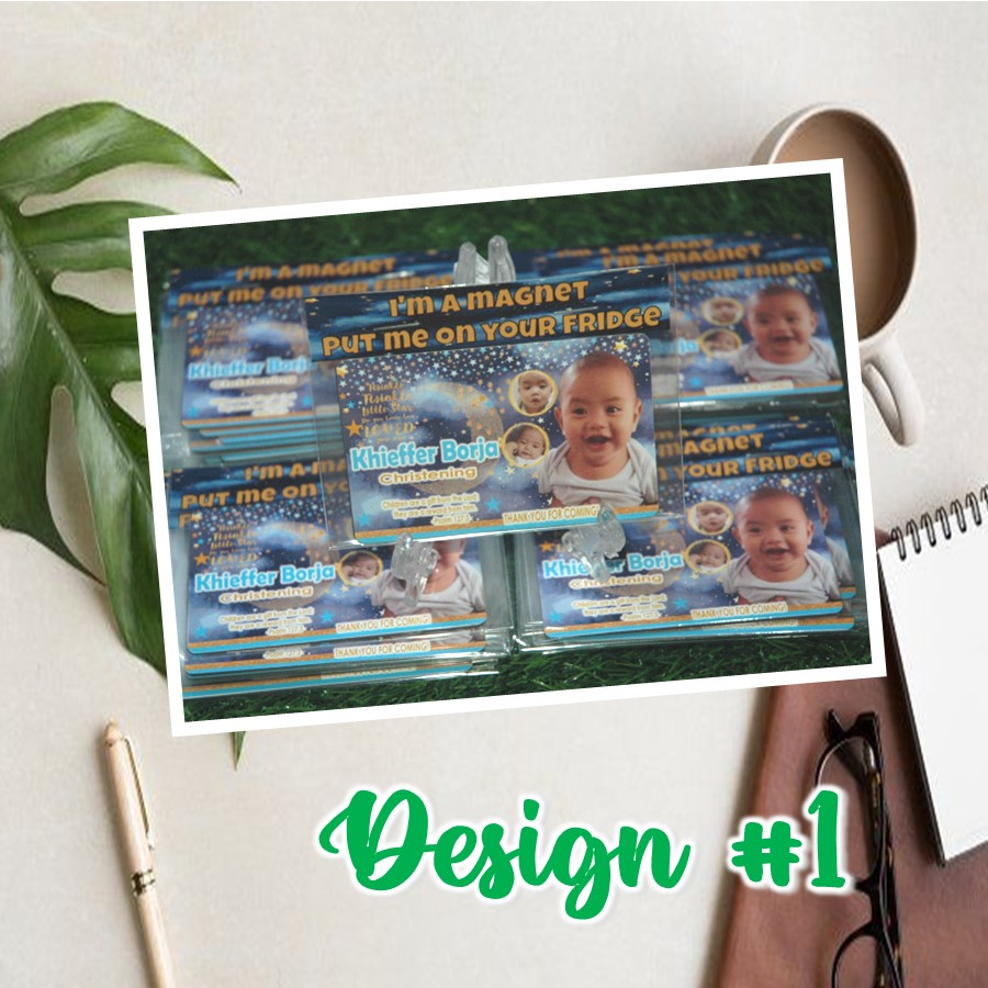 Baby Boy Christening | Baptism Ref Magnet Souvenir | Choose your design ...