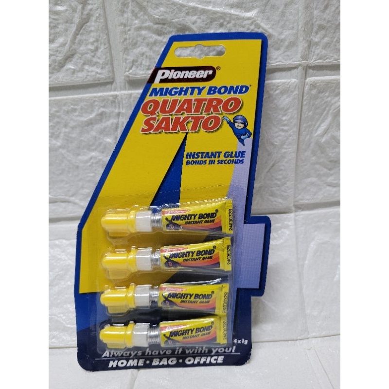 Pioneer mighty bond quatro sakto instant glue bonds in seconds (4×1g ...
