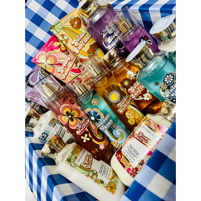 Bath and Body Works Disco Daydream, Rainbow Waves, Groovy Watermelon ...