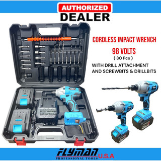 Flyman Tools Usa Original ( Cordless Impact Wrench 98Volts ) | Shopee ...