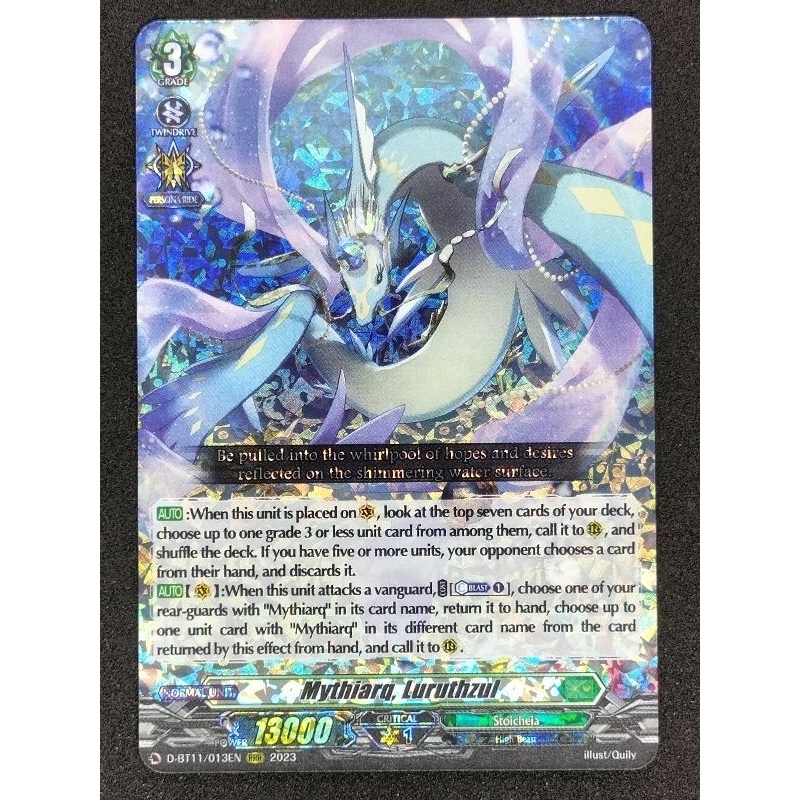 Mythiarq, Luruthzul (D-BT11/013EN RRR) - Cardfight!! Vanguard OverDress [DBT11] | Shopee Philippines