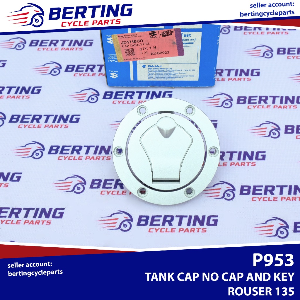 TANK CAP NO LOCK AND KEY Rouser 135 Genuine JD171600 | Shopee Philippines