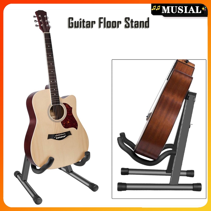 Guitar Stand (Black) Music Accessories Guitar A-Type Vertical Guitar ...