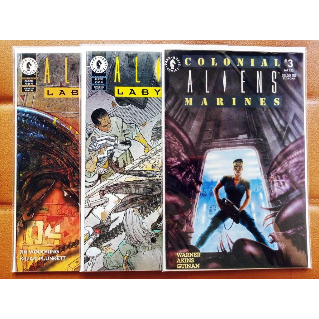 Aliens Colonial Marines 3, Labyrinth 2 & 4 Dark Horse Comic Books VF ...