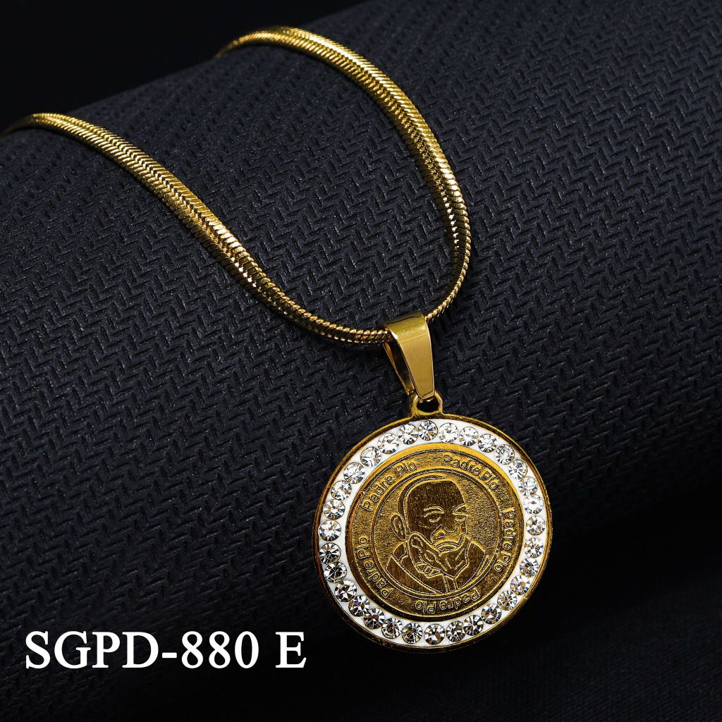 LAJ - 18k Gold Stainless Steel Pendants(SGPD) with Free Box | Shopee ...
