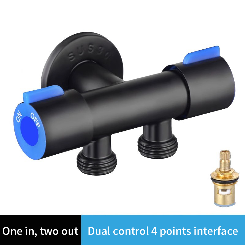 High quality SUS304 two-way angle valve 1/2" angle valve multi ...