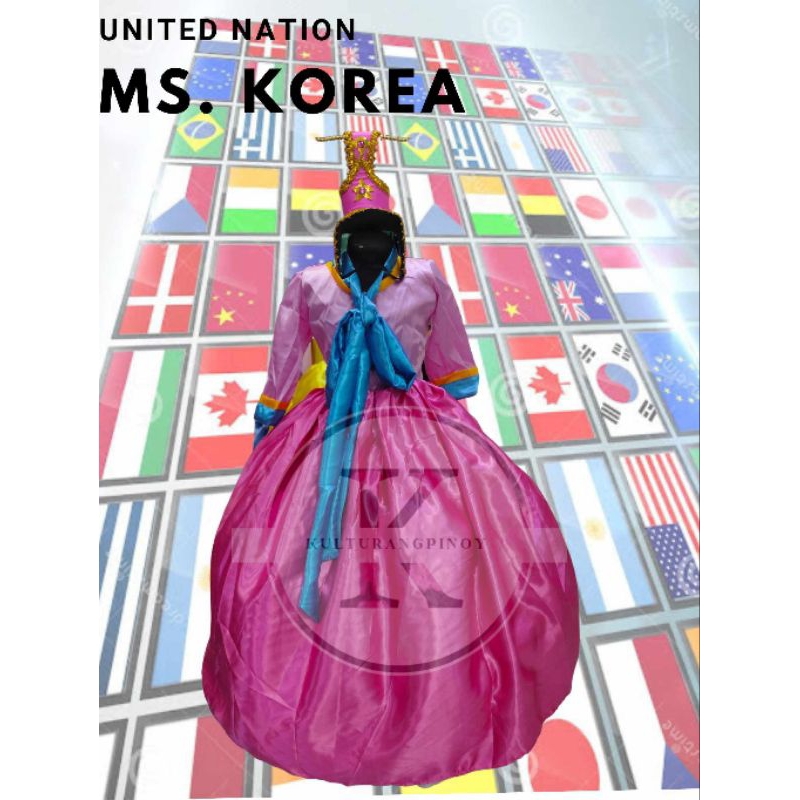 Ms. Korea Costume for united nation | Shopee Philippines