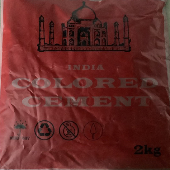 COLORED CEMENT ( RED ) ( 2kg PER PACK ) | Shopee Philippines