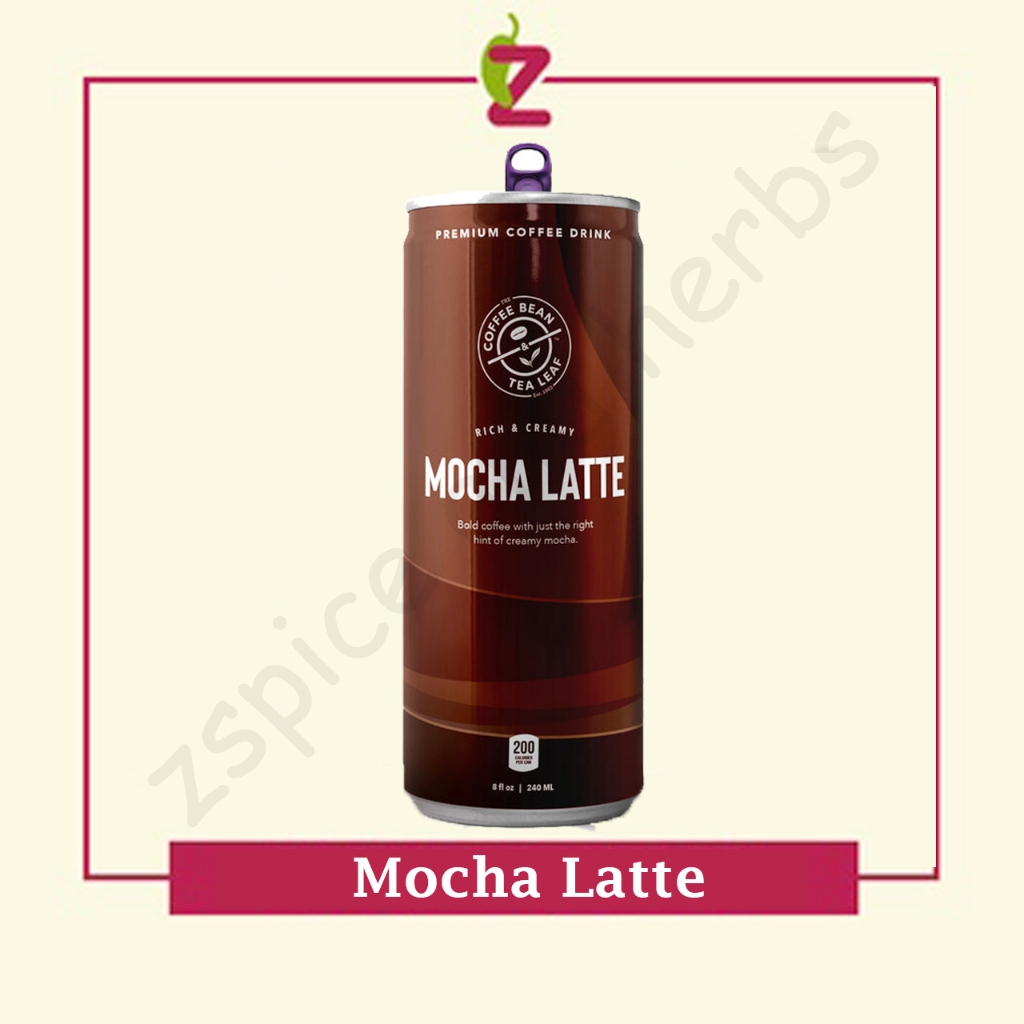 THE COFFEE BEAN & TEA LEAF ( MOCHA LATTE 240ML ) | Shopee Philippines