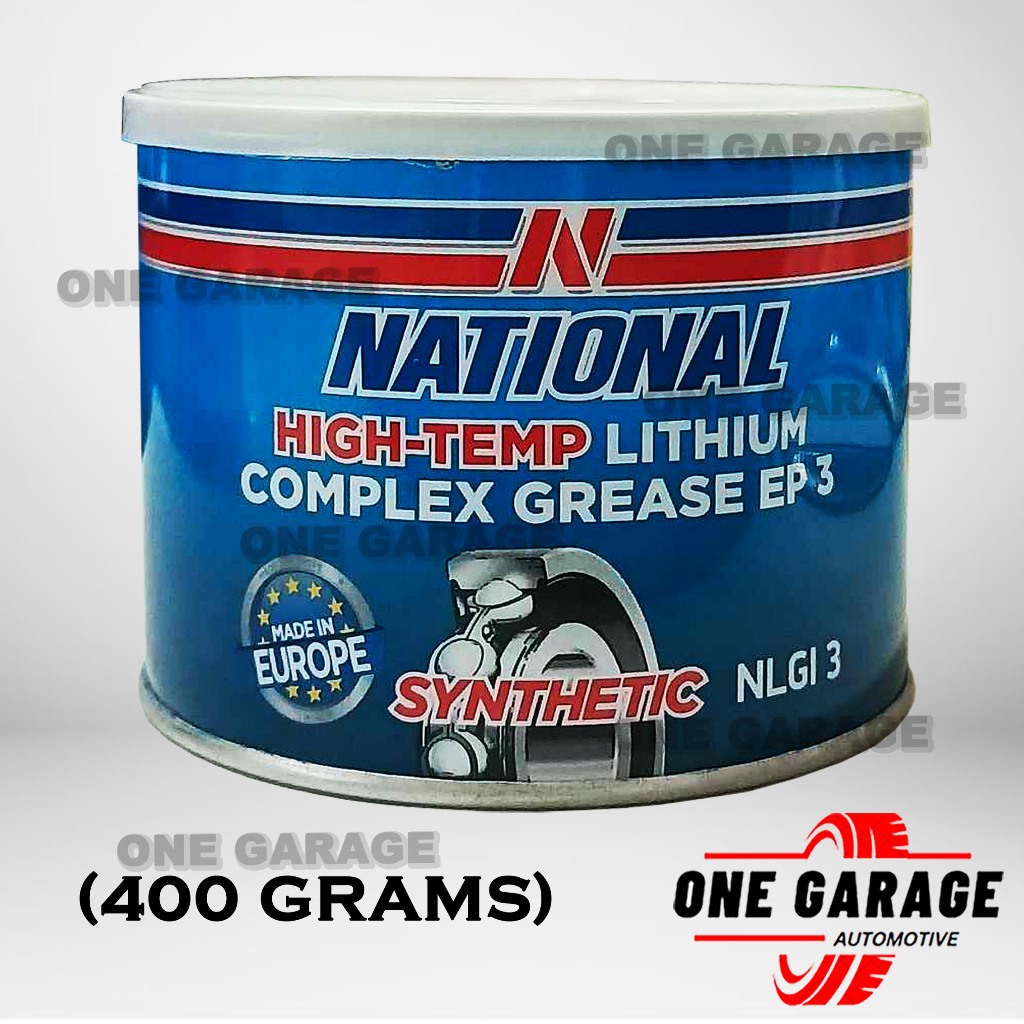 National Synthetic Grease Hi-Temp Lithium Complex EP 3 (400 grams) MADE IN EUROPE | Shopee ...