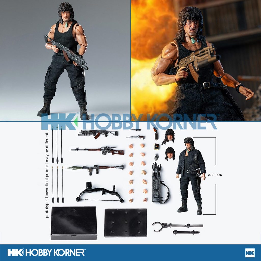 (IN STOCK) HIYA TOYS 1/12 Scale Exquisite Super Series - Rambo (Rambo ...