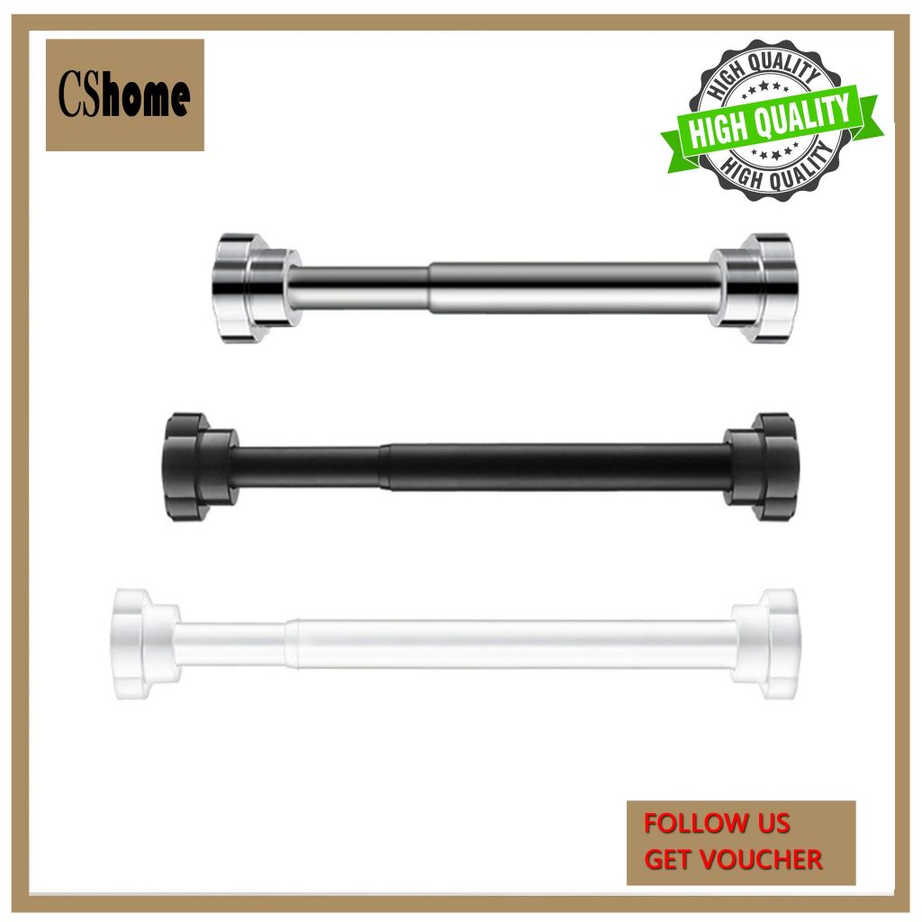 Multi functional Stainless adjustable rod Punch-free telescopic rod ...