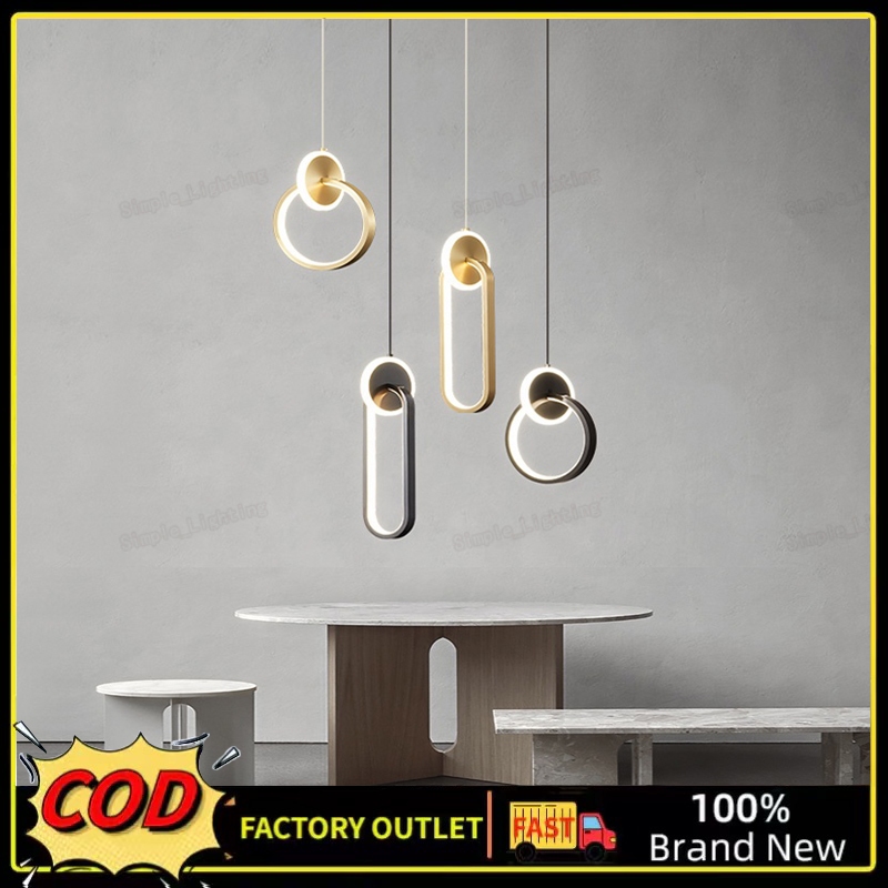 Modern Chandelier Ceiling LED Light For Bedroom Hanging Lights Pendant ...