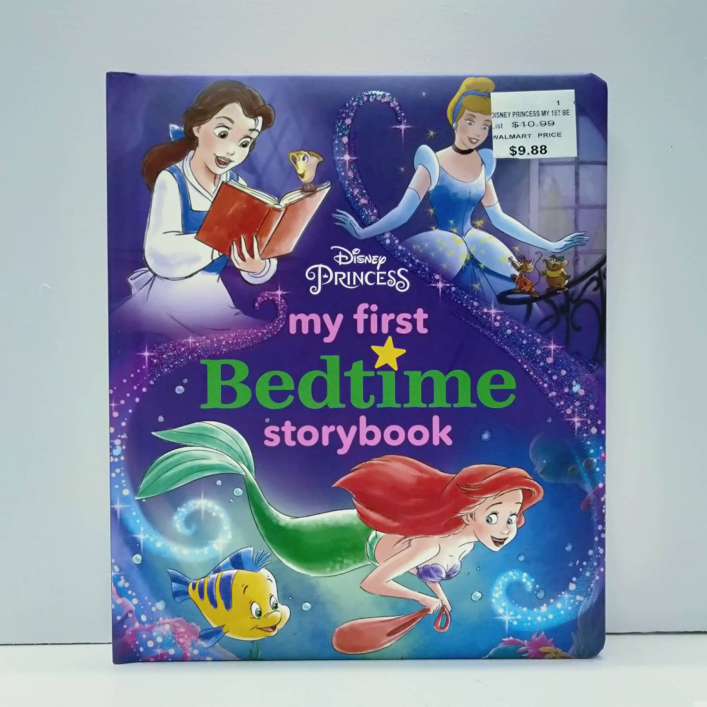 Disney Princess My First Bedtime Storybook Picture Book Hardcover