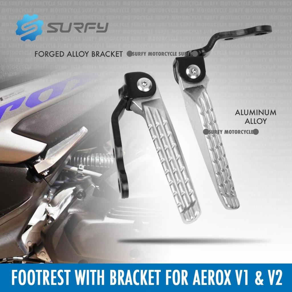 Aerox V1/V2 Rear Footrest With Bracket Set Alloy Footpeg Assembly ...