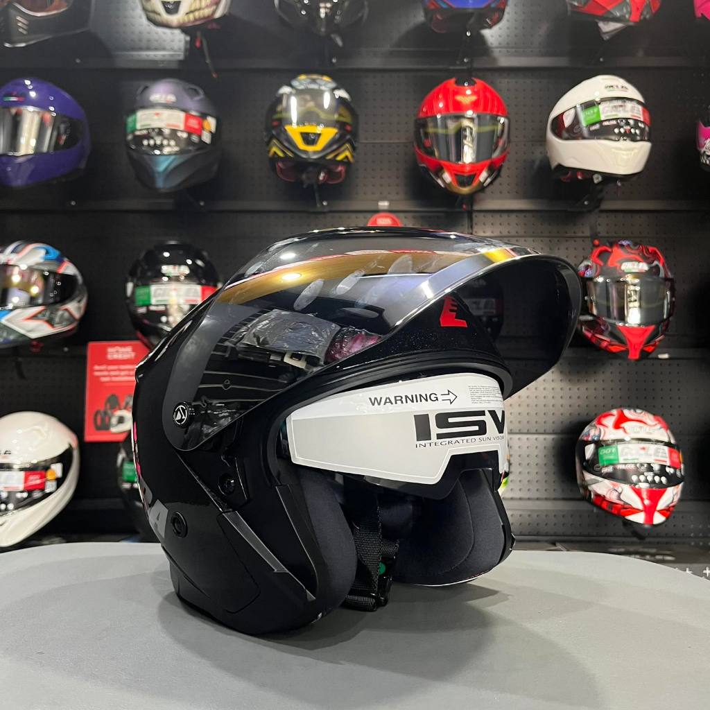 Zebra 902 Half Face Dual Visor Motorcycle Helmet For Men and Women DOT ...