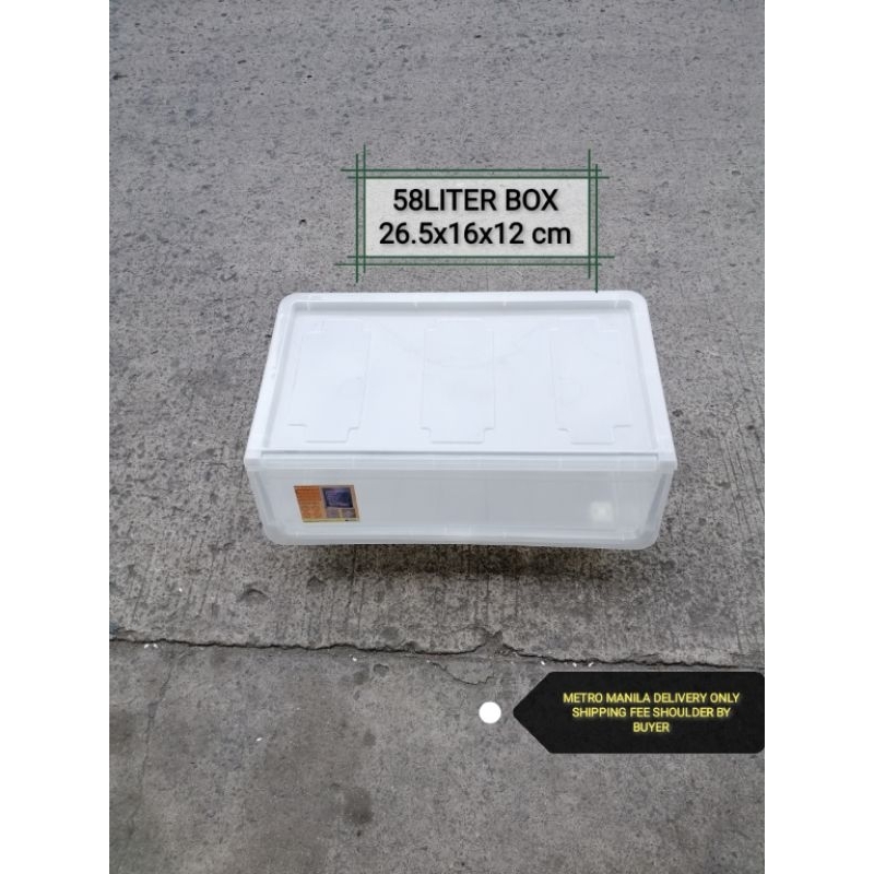 flip top box large fliptop storage box 58liter (for other logistic, sf ...