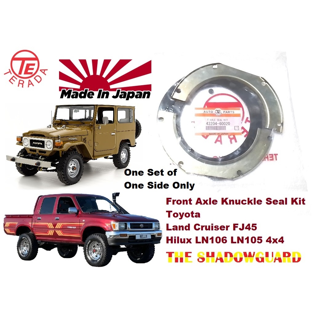 Front Axle Knuckle Seal Kit Toyota Hilux LN106 LN105 4x4 Land Cruiser ...