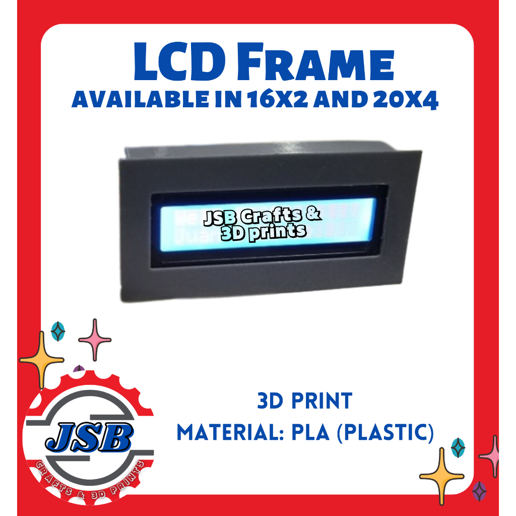 Piso WiFi LCD Frame- Frame Only-- 16x2 -- 20x4 | Shopee Philippines