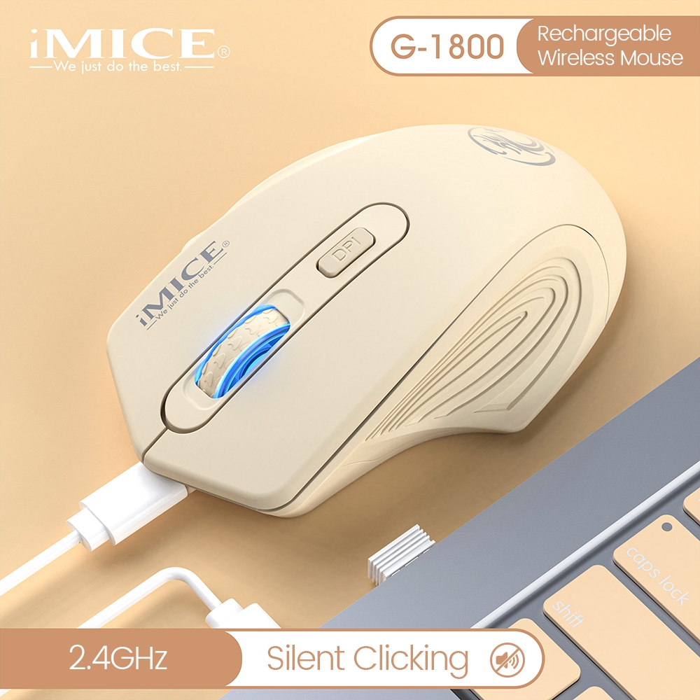 iMICE Original 2.4G Wireless Mouse Mute Game Office Mouse | Shopee ...