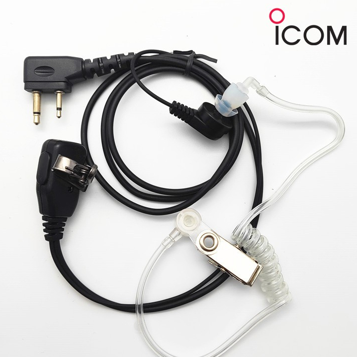 【COD】877# Icom 2Pin Tube Acoustic Headse Earpiece For Icom Walkie ...