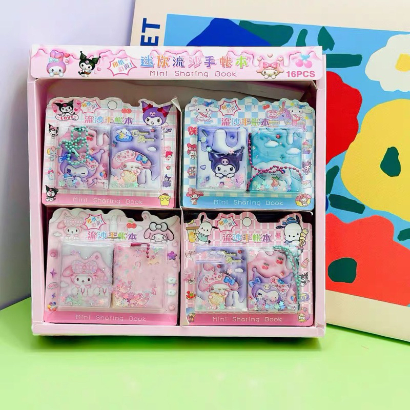 Sanrio 2pcs Mini Memo Book Keychain (2 per set) w/ sticker | Shopee ...