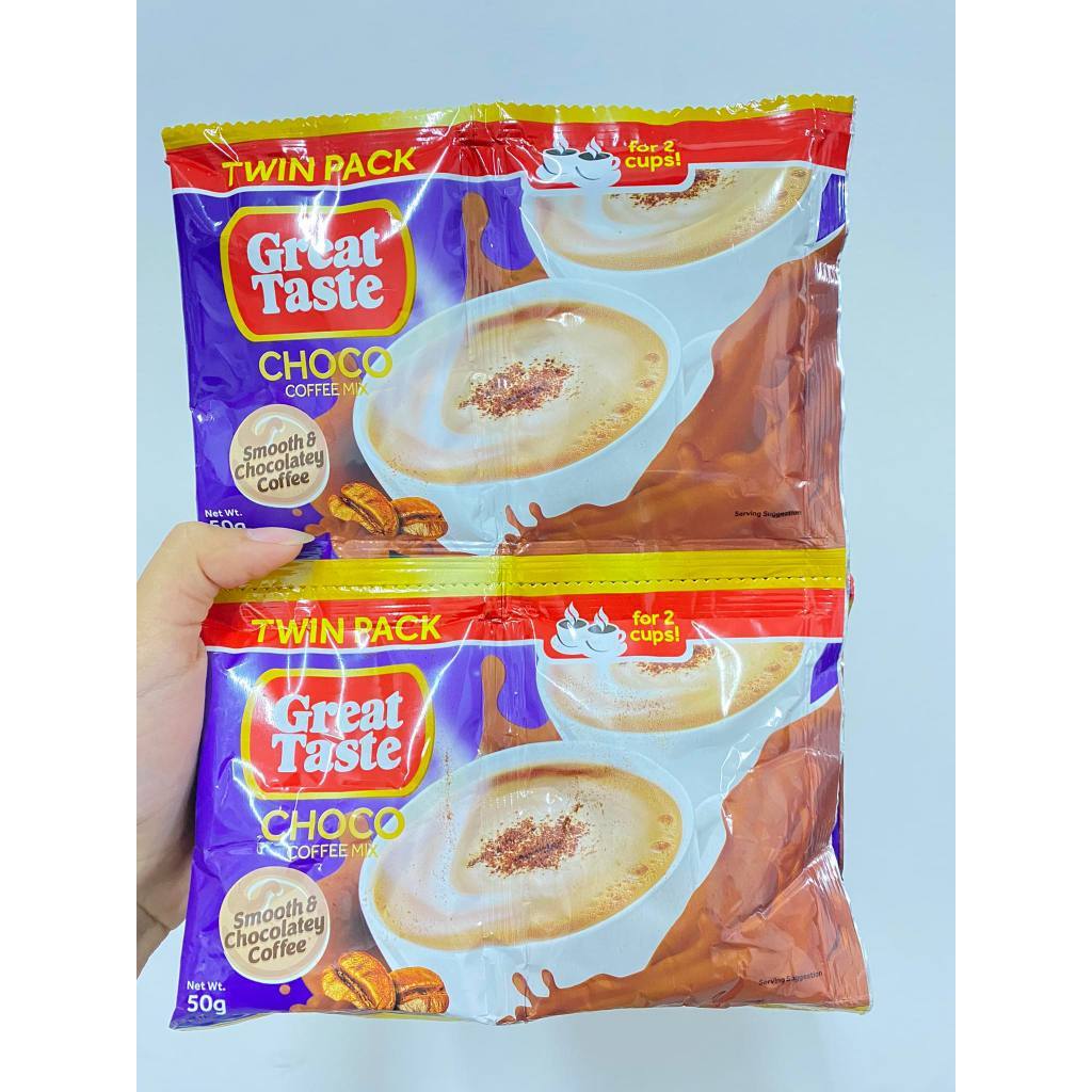 GREAT TASTE CHOCO TWIN PACK 10SACHET | Shopee Philippines