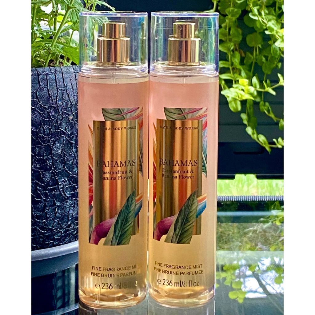 BBW Bahamas Passion Fruit & Banana Flower Fragrance Mist 236ml | Shopee ...