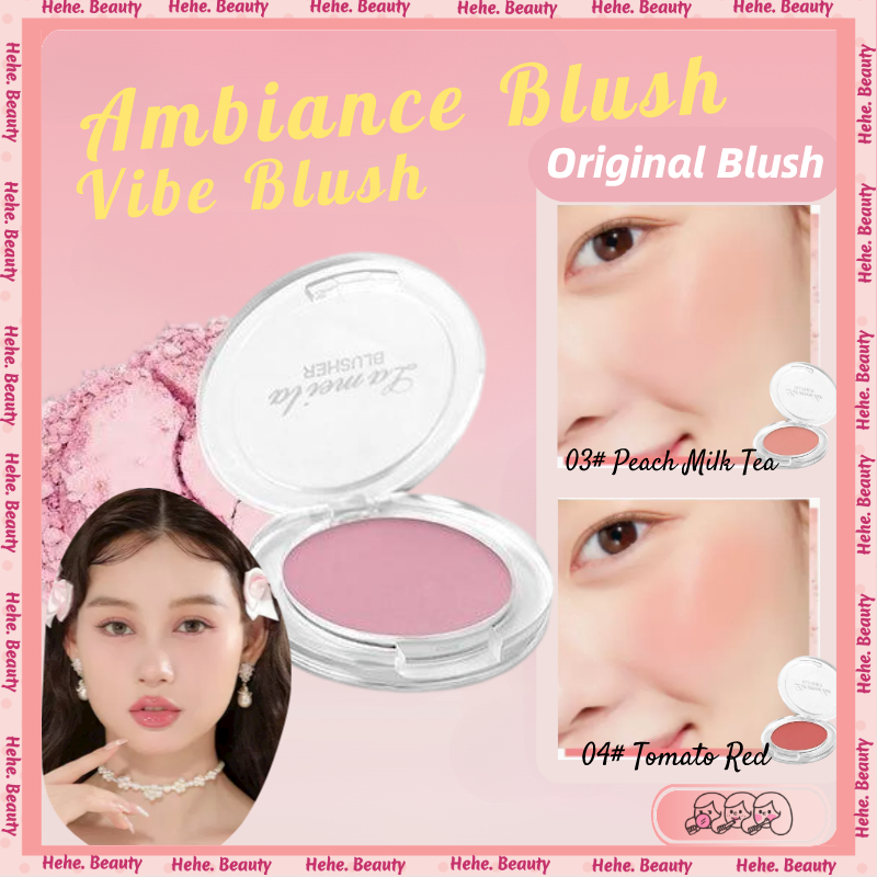 Mineral Blush long lasting net red rouge with mirror matte blush Powder ...